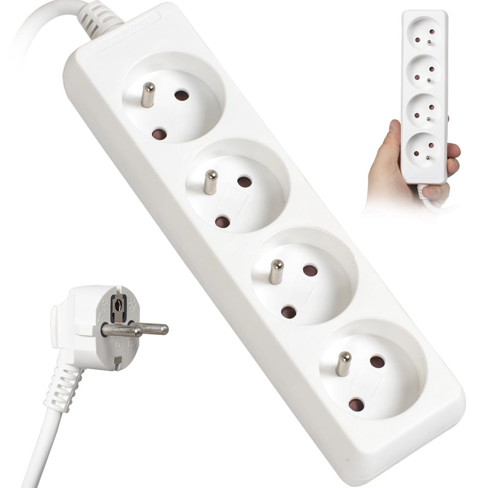 Câble d'extension 5M 4GN+0 3x1.0mm IP20 (LB0082-5) VA0306-5 Vayox ...