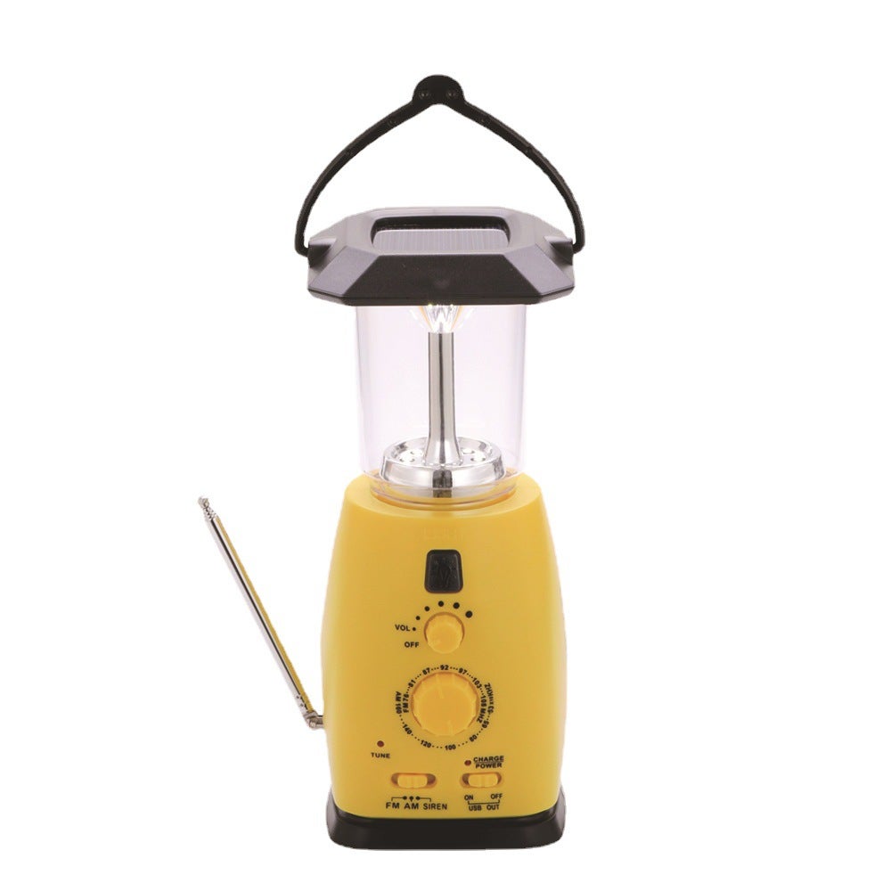 Linterna LED de camping, linterna recargable con energía solar ...