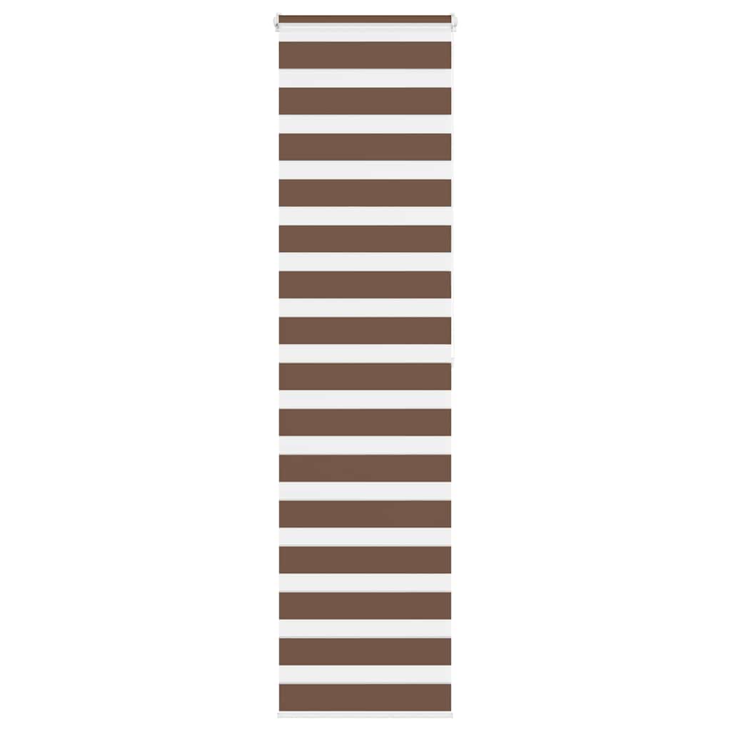 Estor cebra marrón 60x200 cm ancho tejido 55,9 cm poliéster | Leroy Merlin
