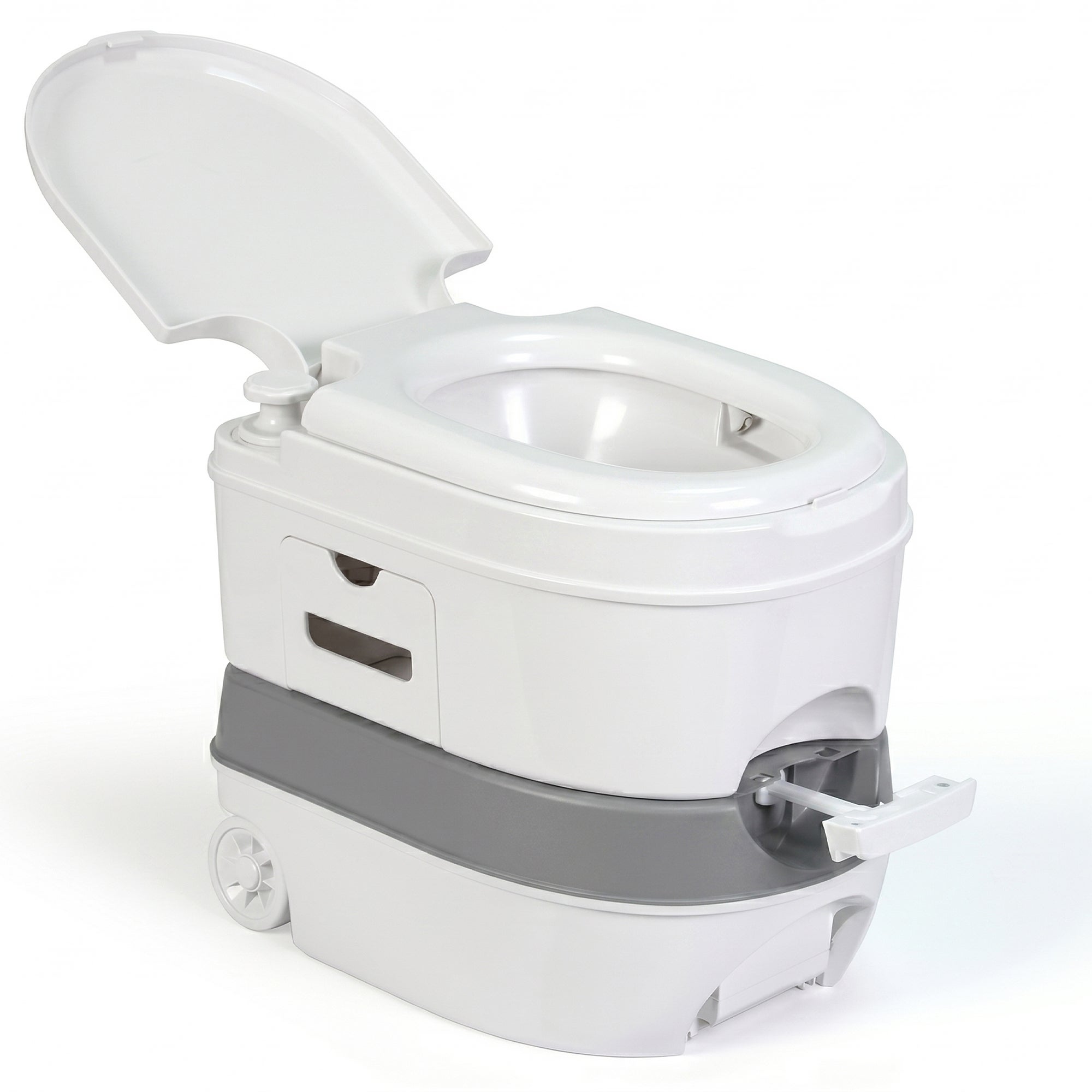 WC Inodoro Portátil Químico con Ruedas Adultos 24L Camper, Camping ...