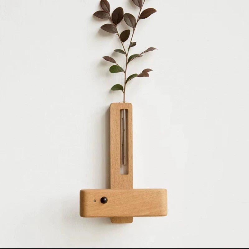 Lampada LED creativa in legno con pianta, luce magnetica ricaricabile ...