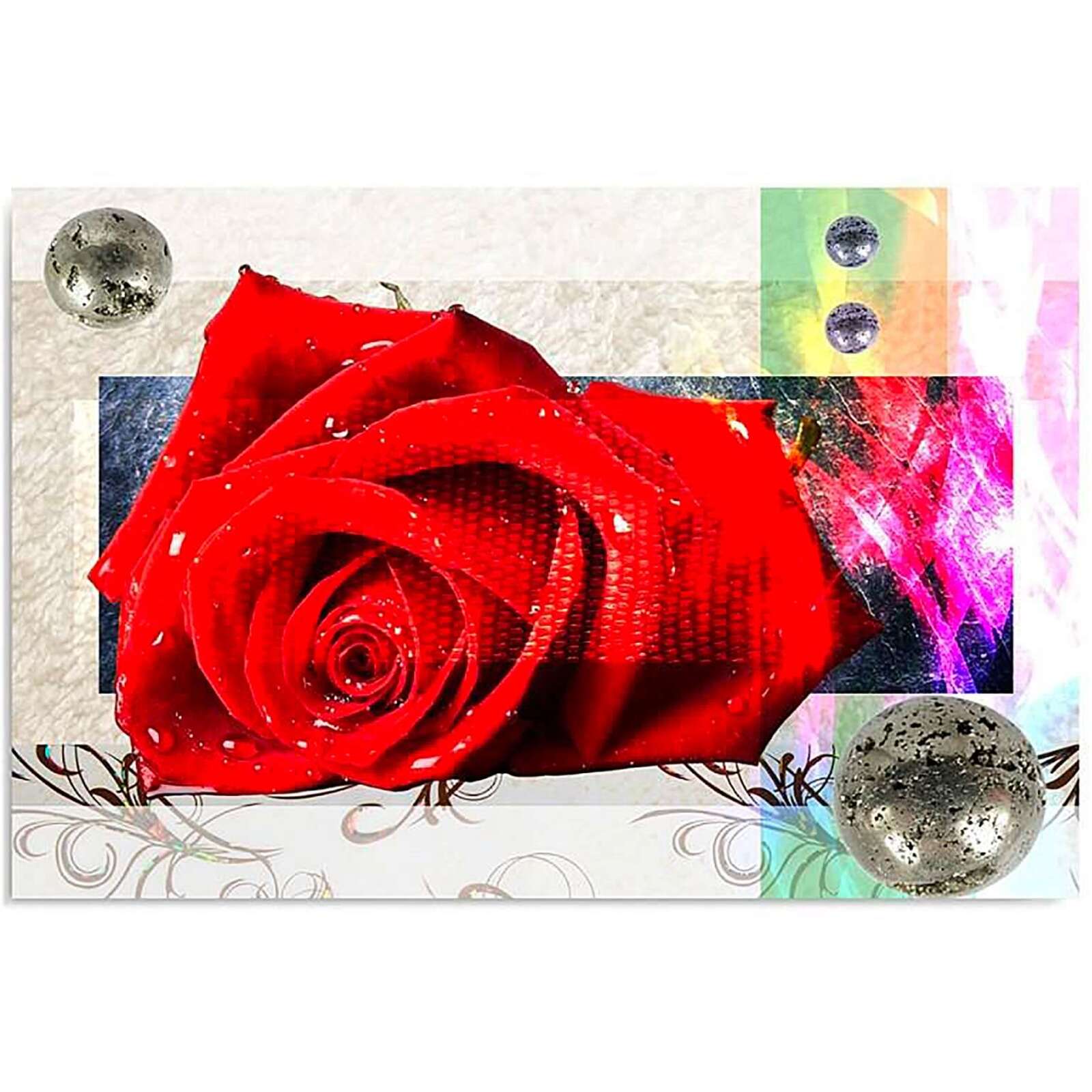 Tableau rose rouge | Leroy Merlin