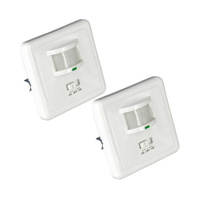Pack 2 Interruptores Con Sensor Infrarrojo De Movimiento Y Sensor