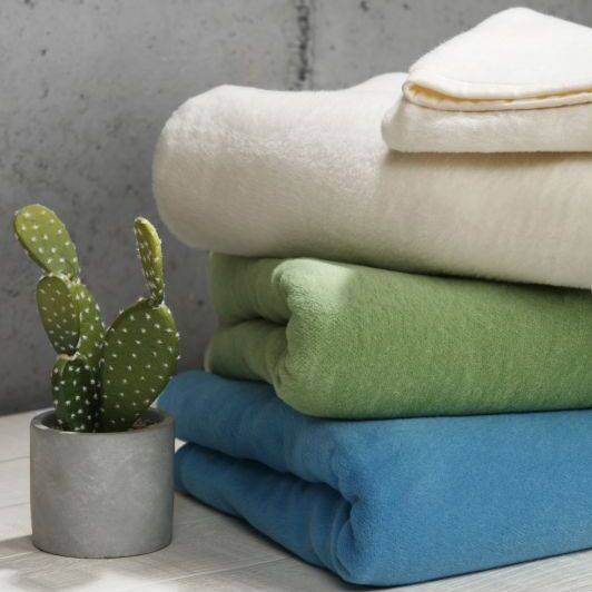 Couverture coton recyclé, Claire-180 x 220 cm-Argent | Leroy Merlin