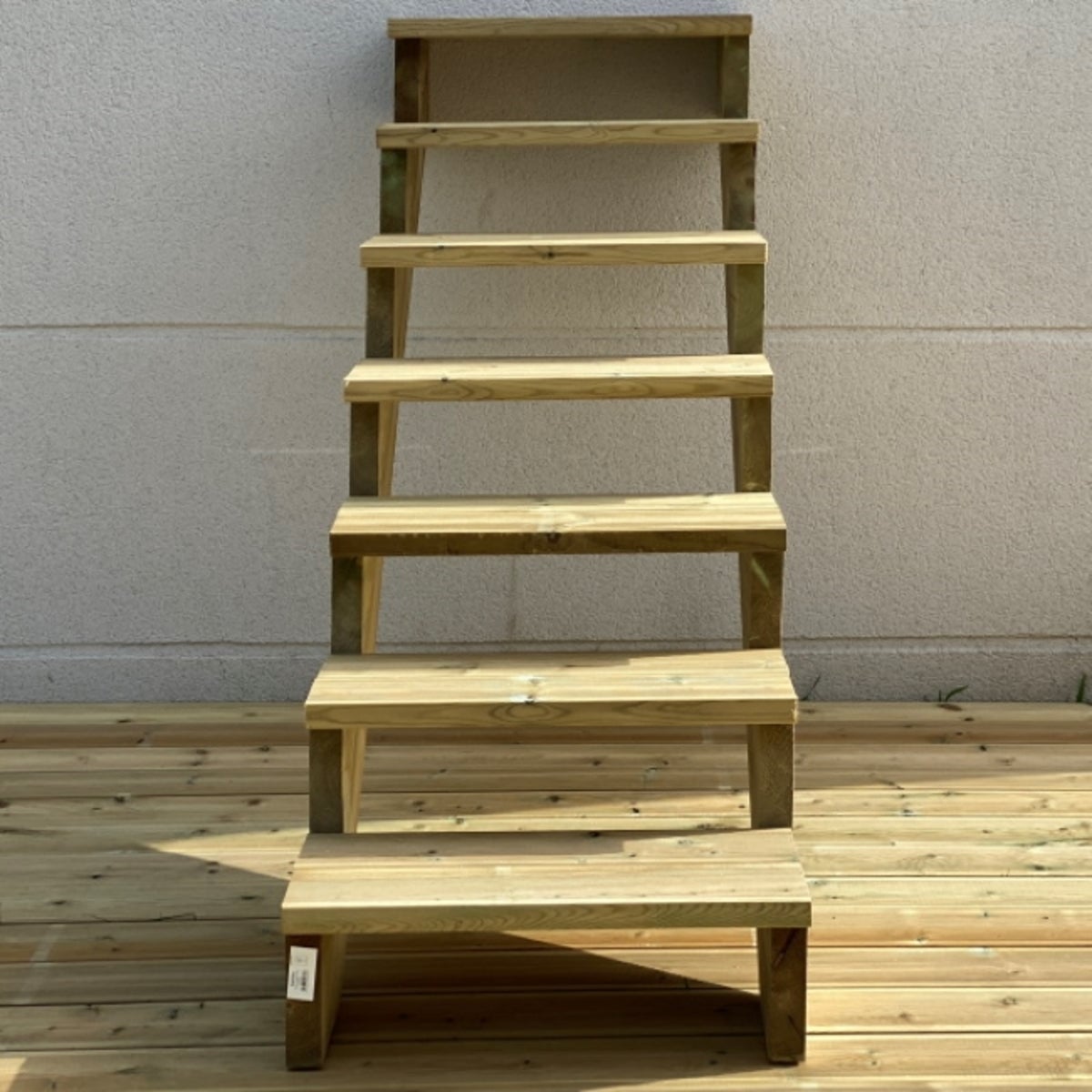Scala esterna in legno h122cm 7 gradini p29cm l60cm | Leroy Merlin