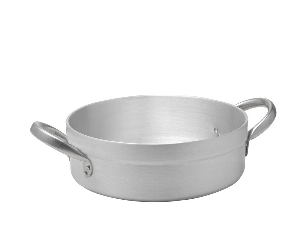 Casserole basse en aluminium, modèle Assoluto 800, deux poignées, 28 cm ...