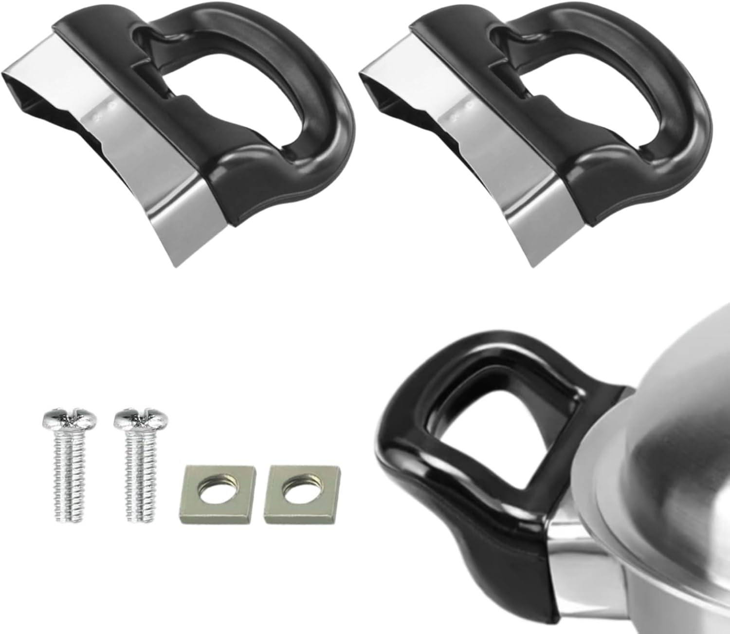Set of 2 Pressure Cooker Handle Pressure Cooker Handle with Screws and ...