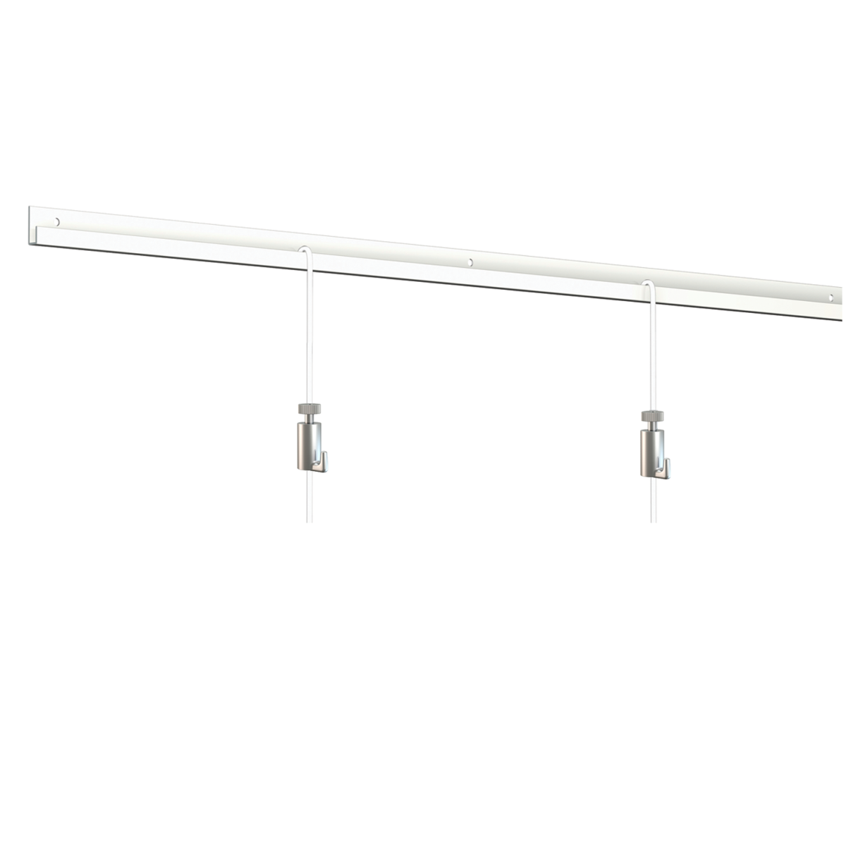 Set de Suspension Accrochage tableau tiges 100 cm en U 2mm & crochets ...