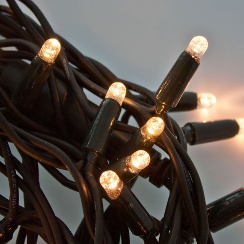Guirlande de lumières LED, 12m, 180 LED chauds avec scintillement ...