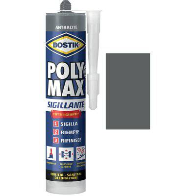 SCELLANT BOSTIK POLYMAX ANTHRACITE ML 280 | Leroy Merlin