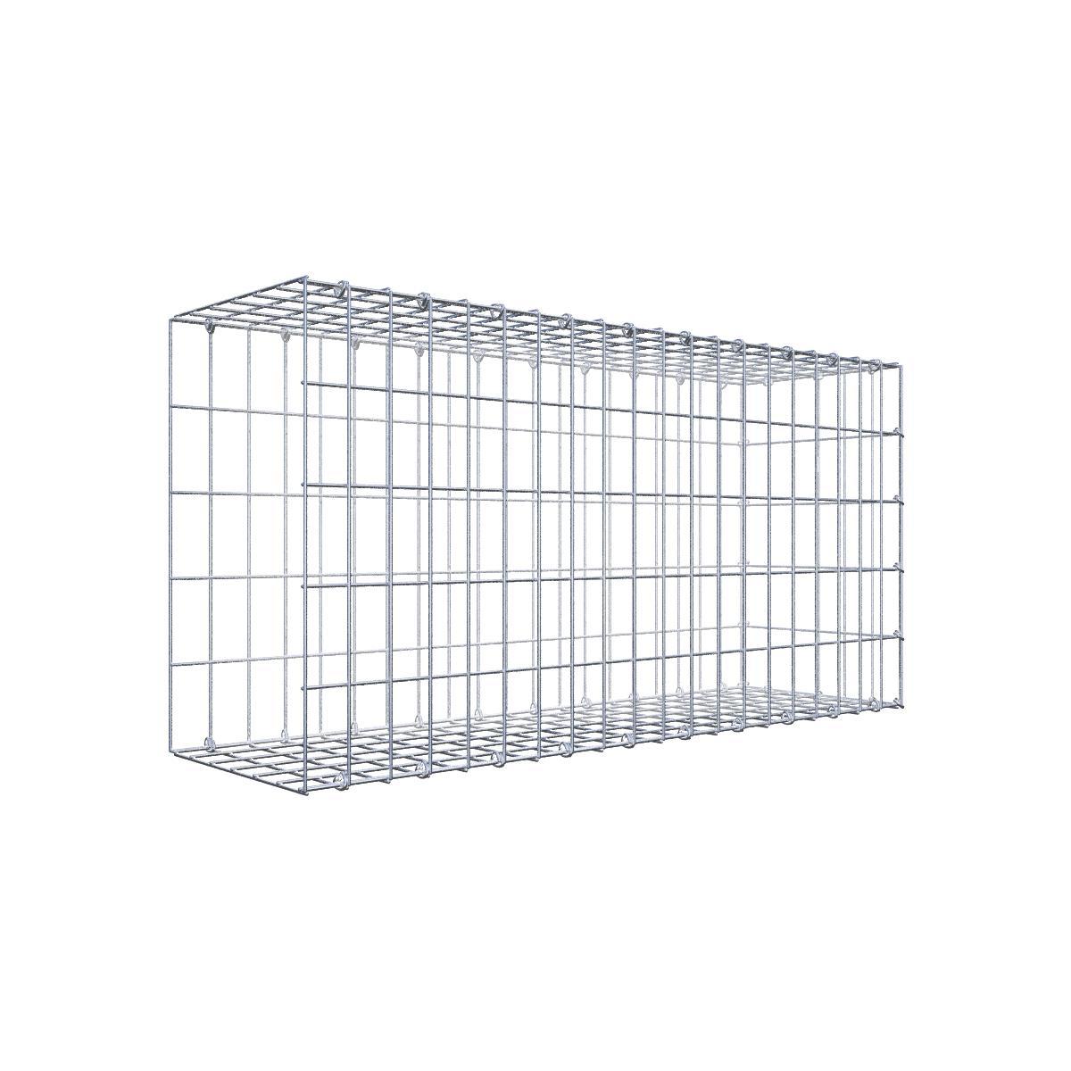 Gabiona - Gabion à monter en longueur 100 cm x 50 cm x 30 cm (L x H x P), maille 5 x 10 cm ...
