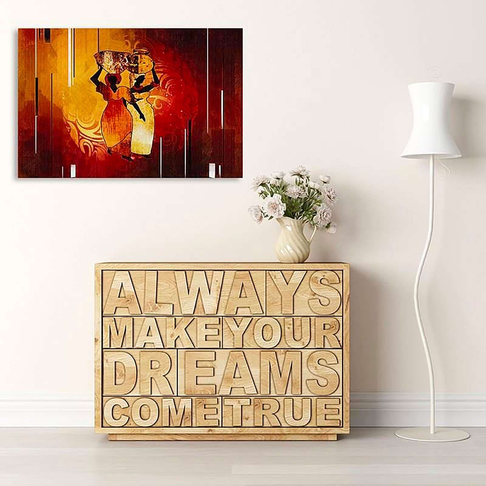 Tableau bois au sud - 80 x 60 cm | Leroy Merlin