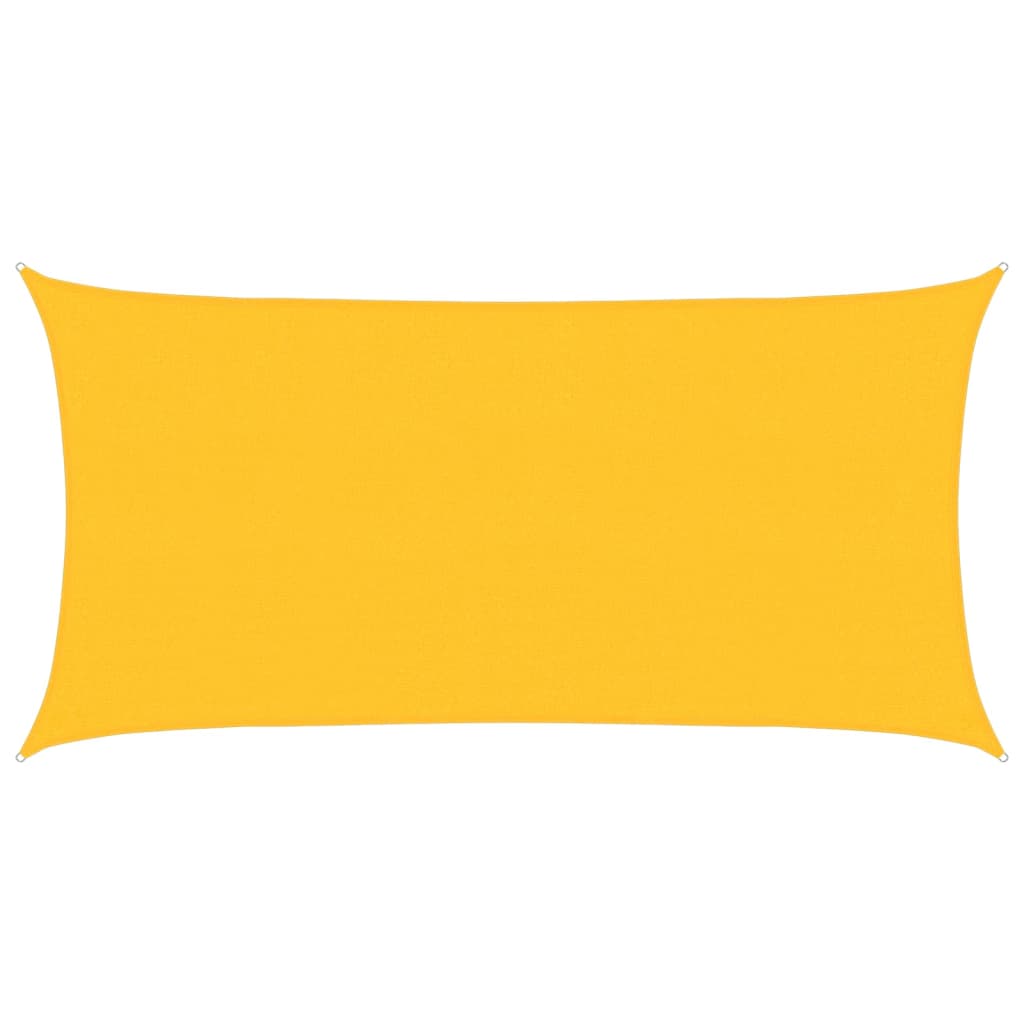 Voile d'ombrage 160 g/m2 rectangulaire jaune 2x3,5 m PEHD | Leroy Merlin