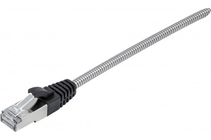 Câble ethernet rj45 cat6a simple blindage anti-rongeur 1m argent ...