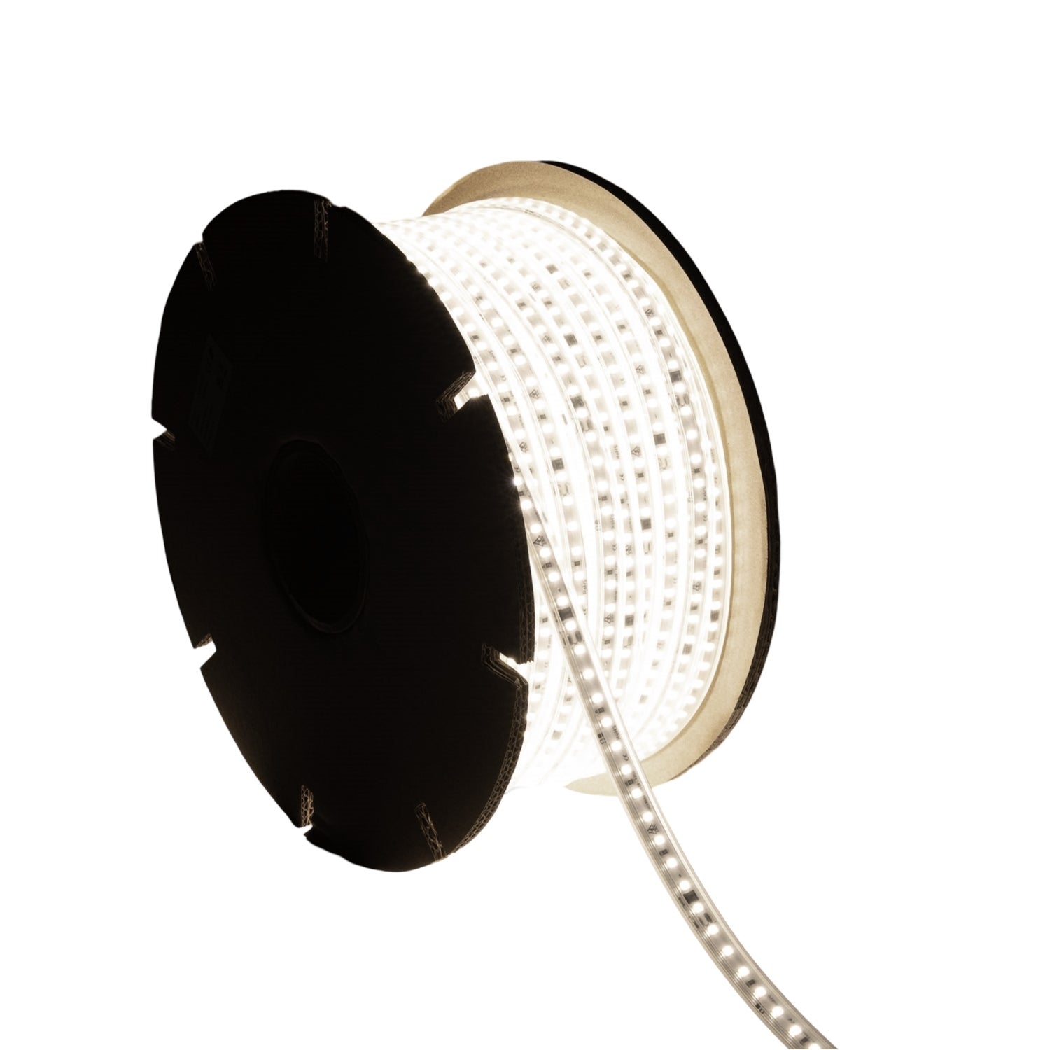 Ledkia Tira LED Regulable 220V SMD Autorrectificada 120 LED/m BOBINA ...