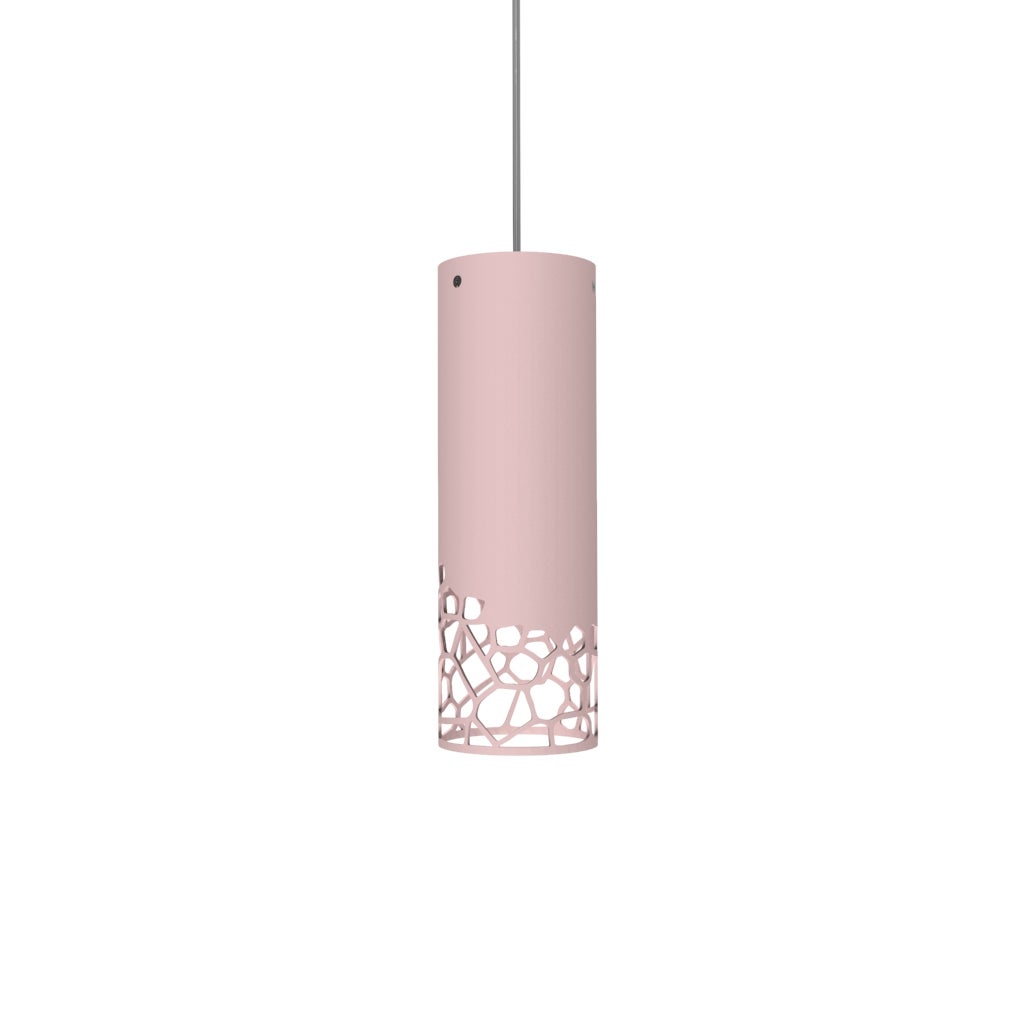 ORGANIC SUSPENSION H30 METAL LOTUS ROSE 1x E27 | Leroy Merlin