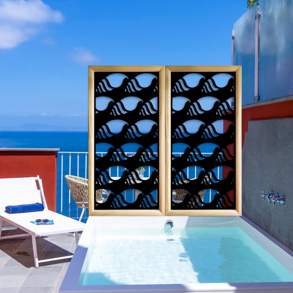 HERMITCRAB - Módulos Decorativos Rectangulares de Madera y PVC - medida ...