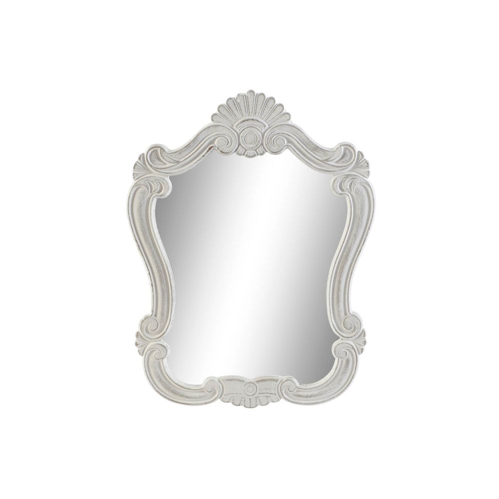 Miroir mural DKD Home Decor Blanc Bois MDF (41 x 2 x 53 cm) | Leroy Merlin