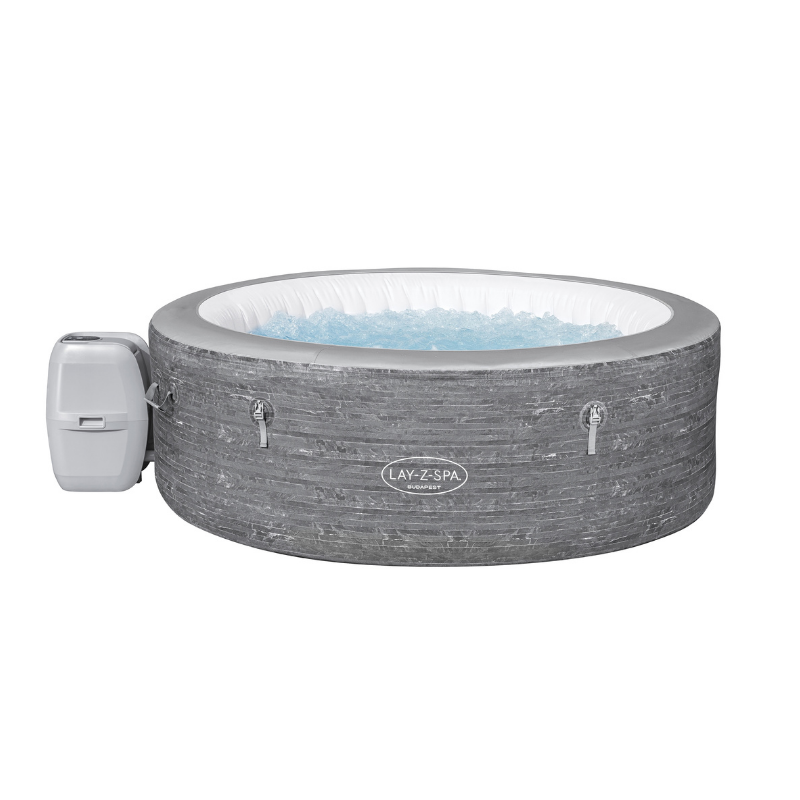 Bestway Spa gonflable rond Lay-Z-Spa Budapest AirJet avec WiFi 4-6 ...