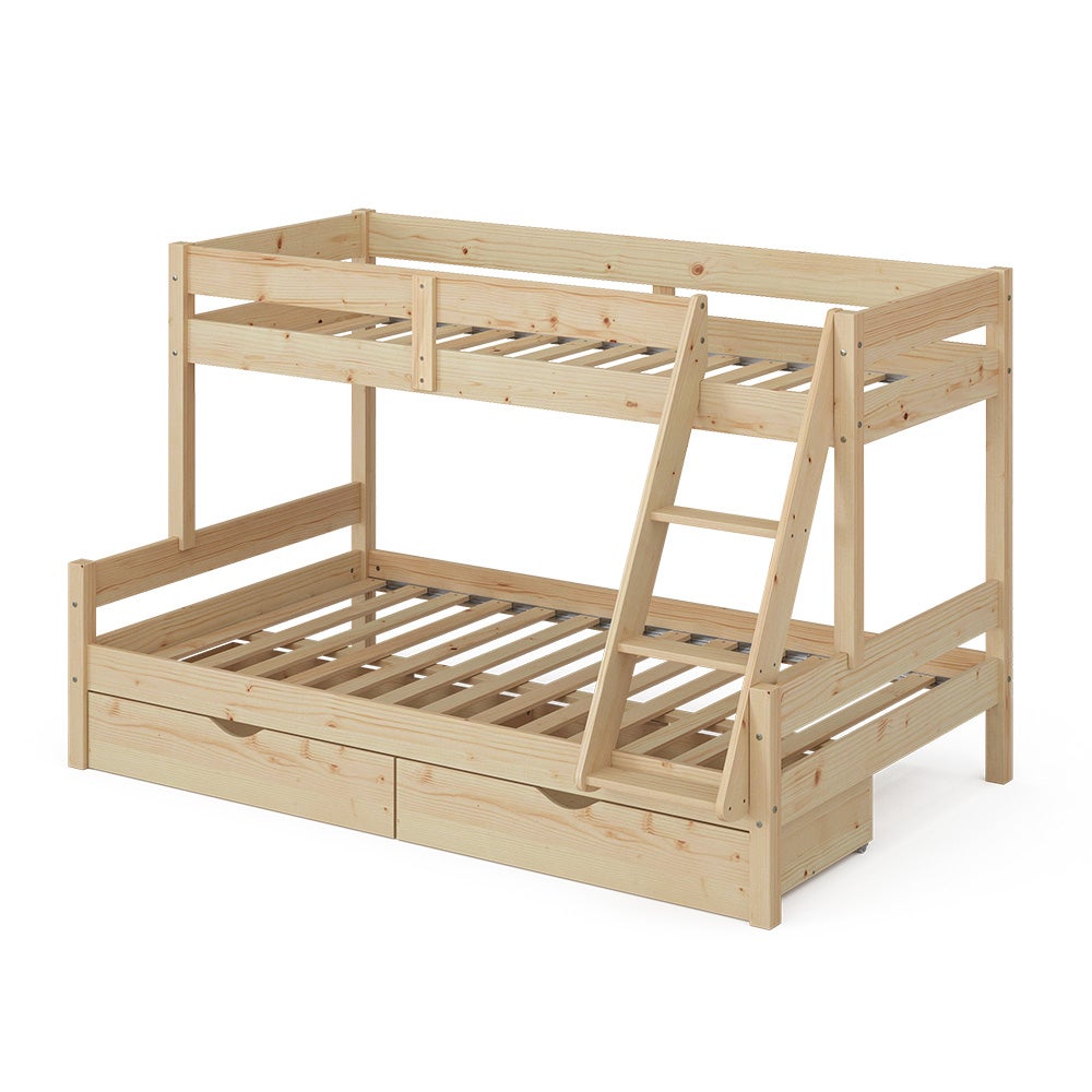 Vitalispa Litera Everest, Madera natural, 120x200 / 80x200 cm con ...