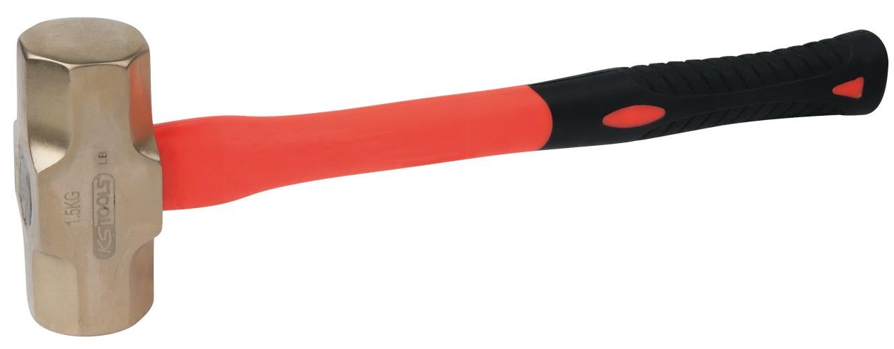 KS TOOLS Massettes octogonales BRONZEplus 3500 g, manche en fibre ...