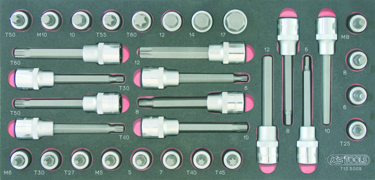 KSTOOLS - Module de douilles tournevis ULTIMATE® 1/2", 32 pièces - 713.5009 | Bricoman