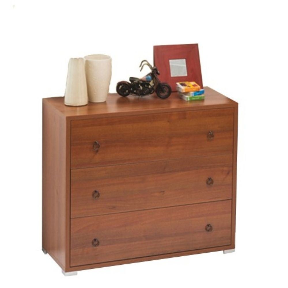 Comò 3 cassetti colore noce antico | Leroy Merlin