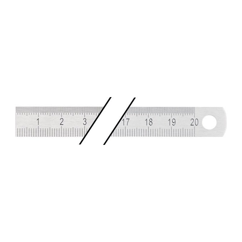 Règle en métal L.500mm acier flexible graduation g B -mm/1/2mm | Leroy ...