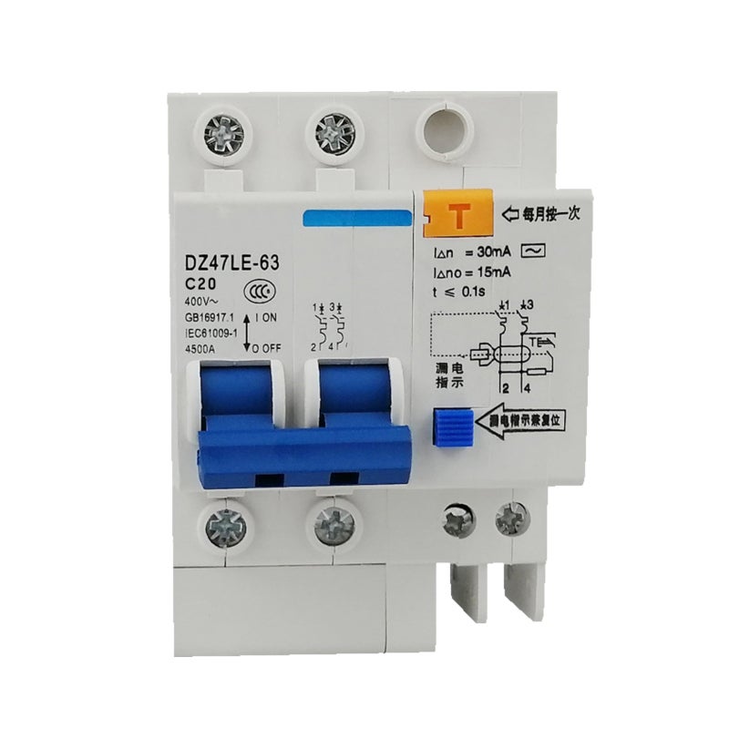 Disjoncteur différentiel miniature 2 pôles 30mA 400V domestique ...