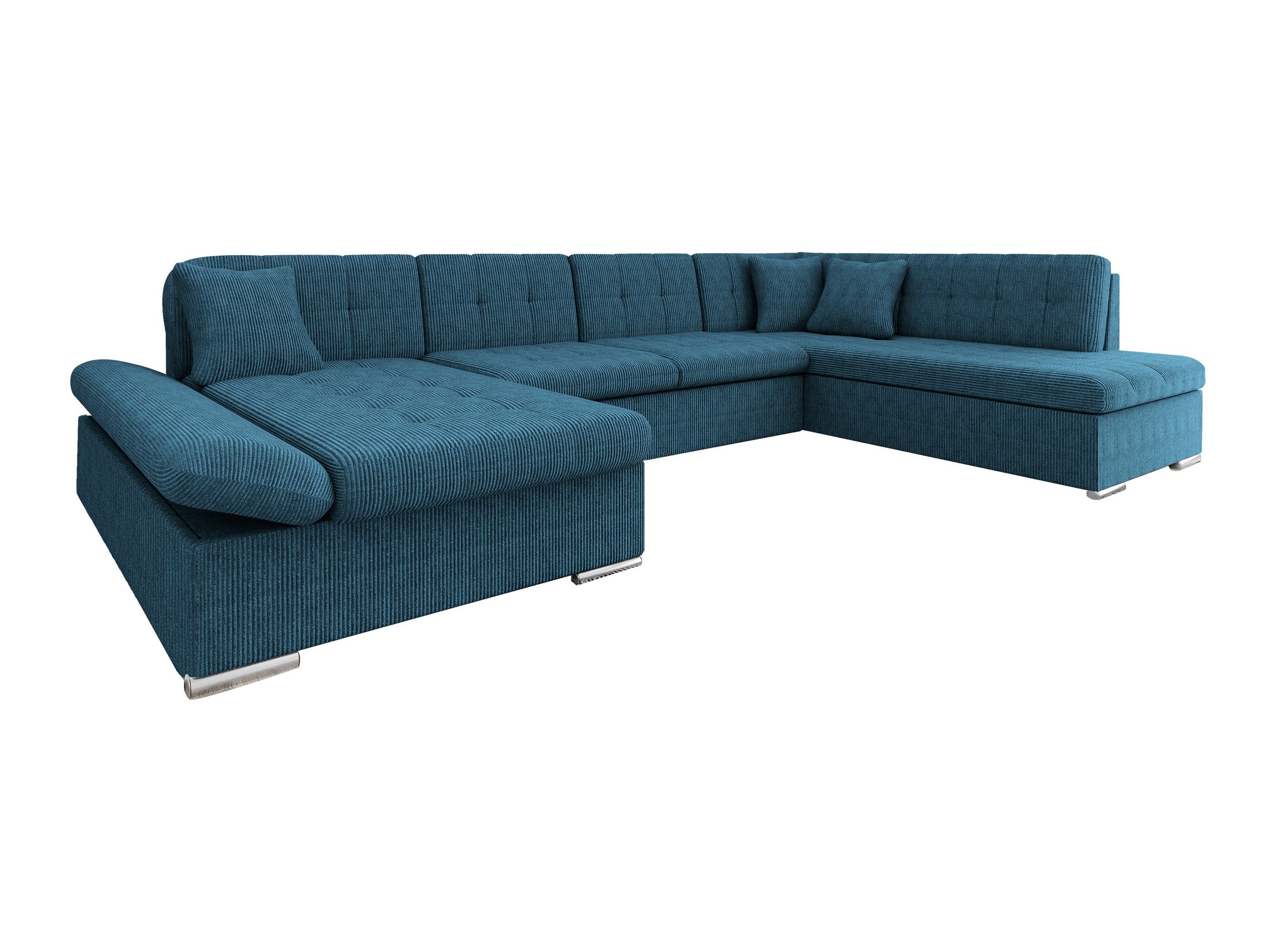 Canapé d'angle Comfivo 150, Bleu, Disponible, 345x205x76cm | Leroy Merlin
