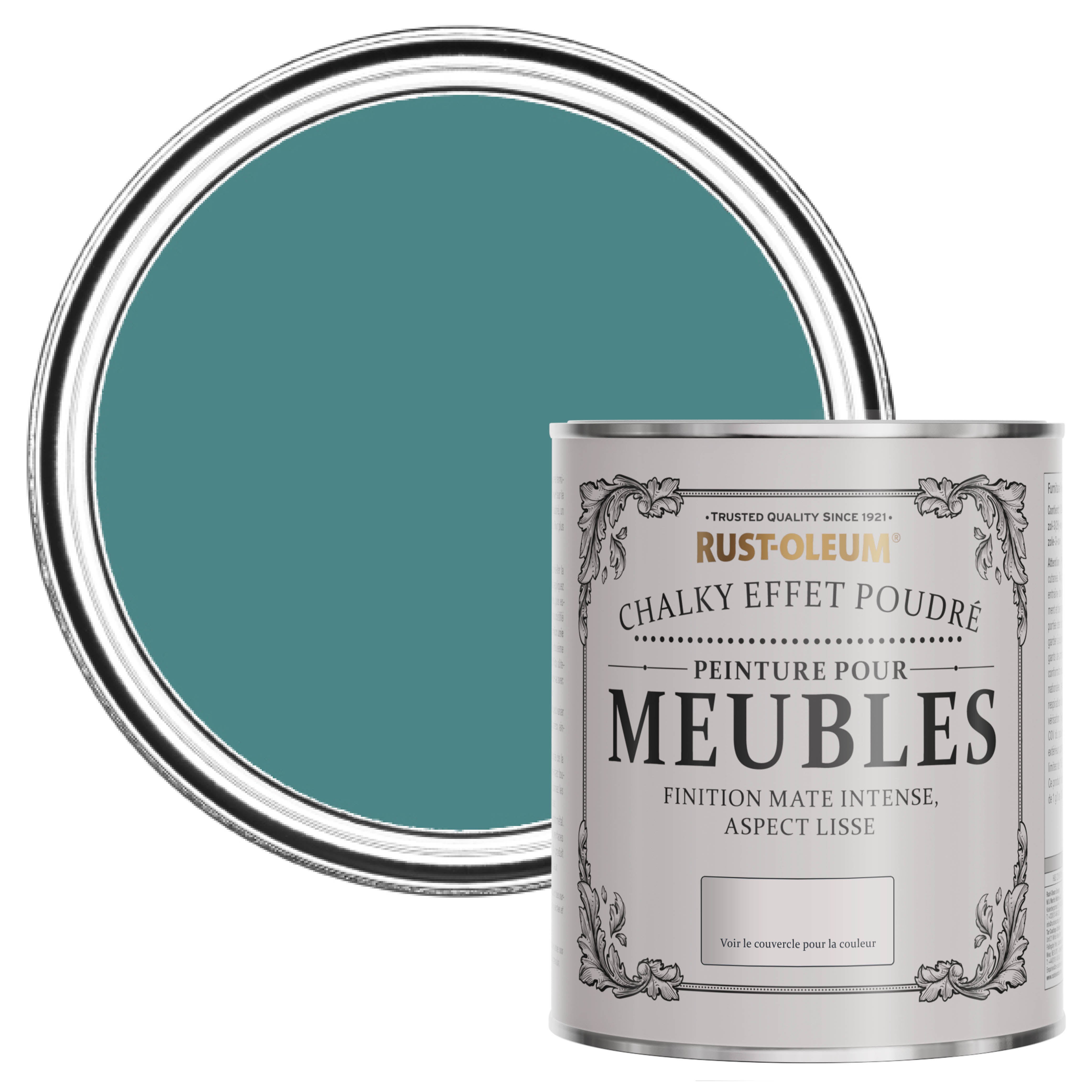 Rust-Oleum Peinture pour Meubles Chalky - Plume de Paon 750ml | Leroy ...