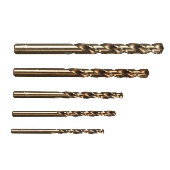 Brocas de cobalto HSS-CO5% DIN 388 METALWORKS - 5 unidades | Leroy Merlin