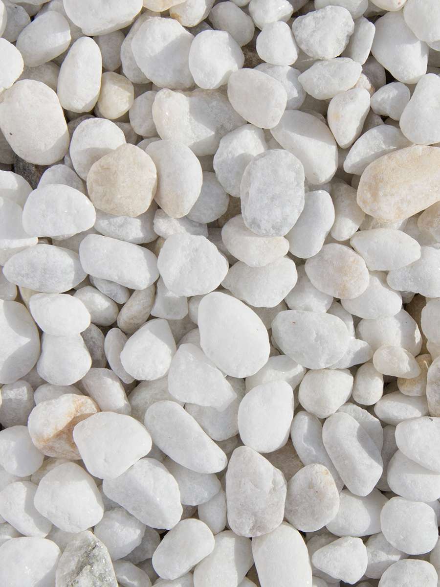 Canto Rodado Blanco Intenso 8 - 16mm 500kg Big Bag 0,35m3 | Leroy Merlin