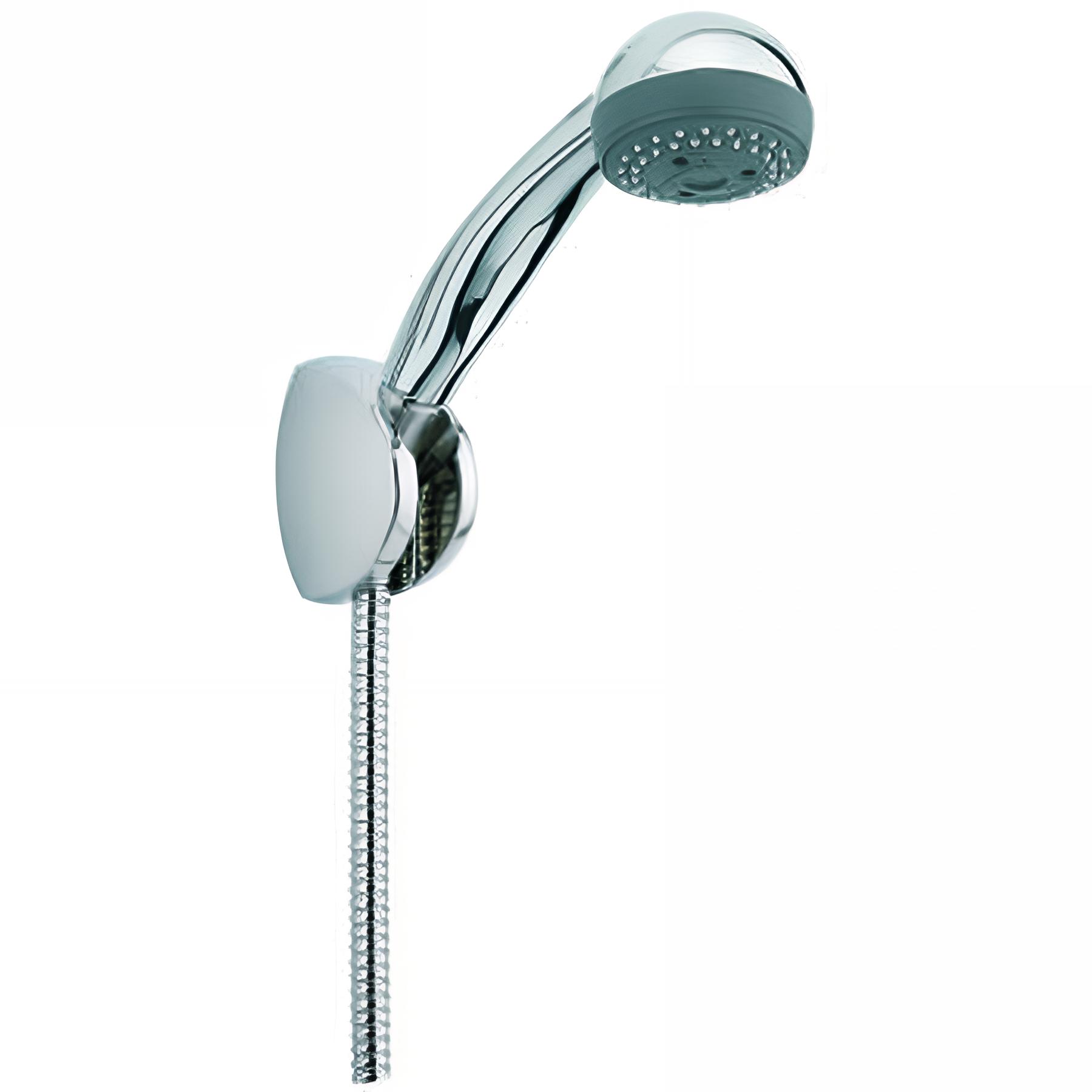 Kit de douche 2 jets MUTINE, flexible laiton DA 1,50m, support mural 3 ...