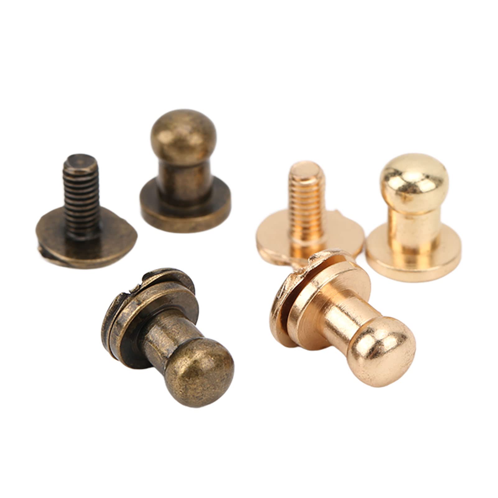 Kit assorti de 200 vis Chicago, rivets à tête ronde pour maroquinerie ...