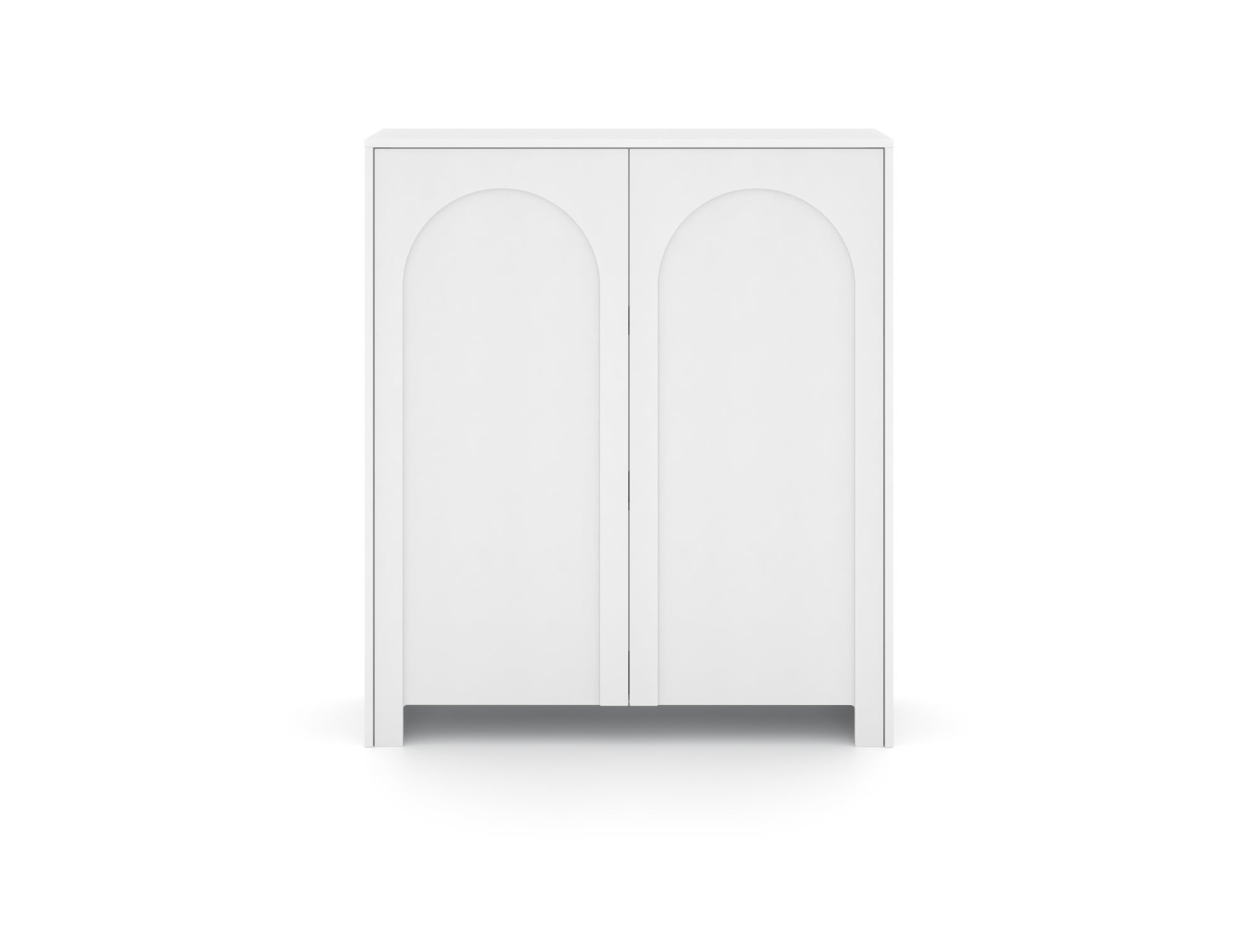 Commode : 2 Portes, Blanc, 117 X 100 X 35 Cm | Leroy Merlin