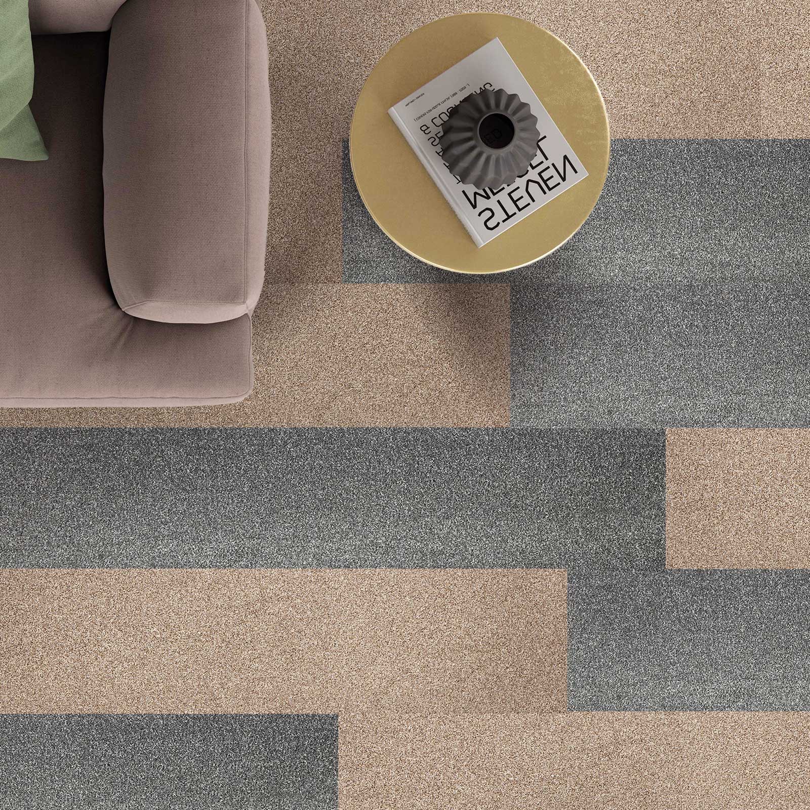 Dalles de moquette Walnut, Antistatique, Gris anthracite, 100 x 25 cm ...