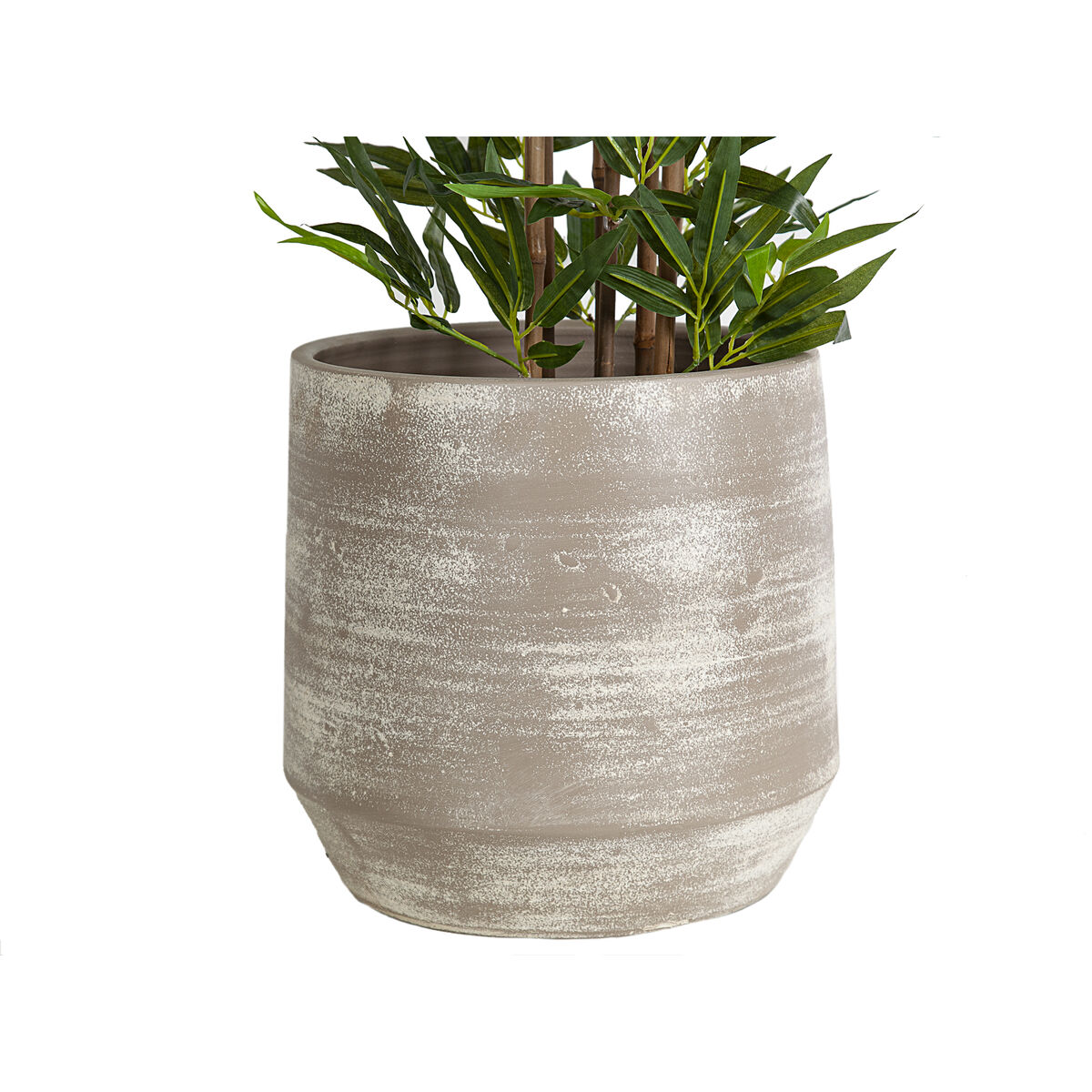 Vaso Romimex Grigio Ceramica 34 x 34 x 34 cm | Leroy Merlin