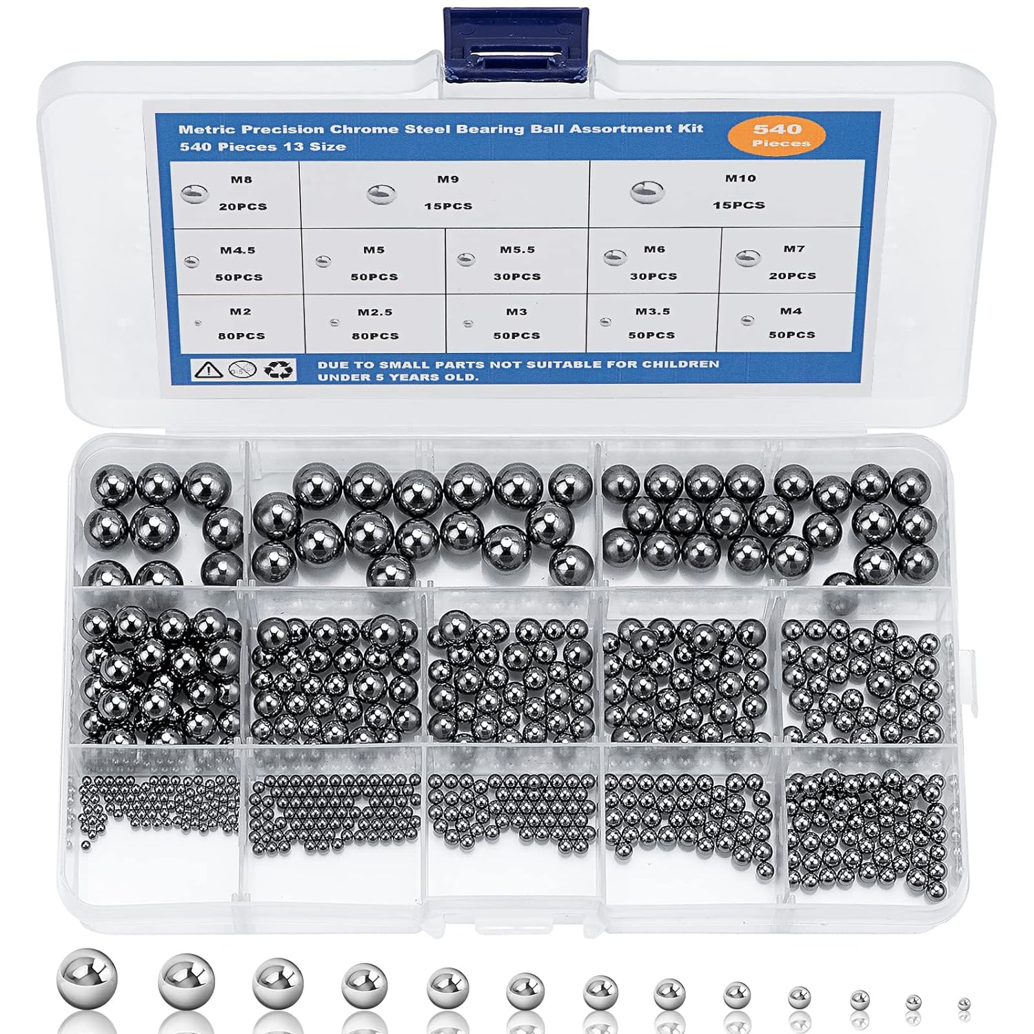 Roulements à Billes Assortiment de Billes en Acier Billes en Métal ...