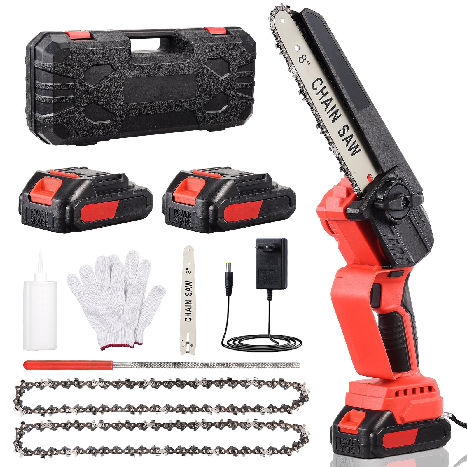 Mini tronçonneuse électrique sans fil 18V (compatible Milwaukee, sans ...