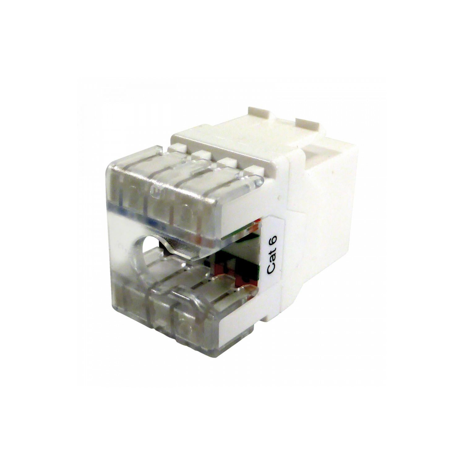 Conector RJ45 Hembra TELEVES UTP CAT 6 , Transparente, PVC PVC | Leroy ...