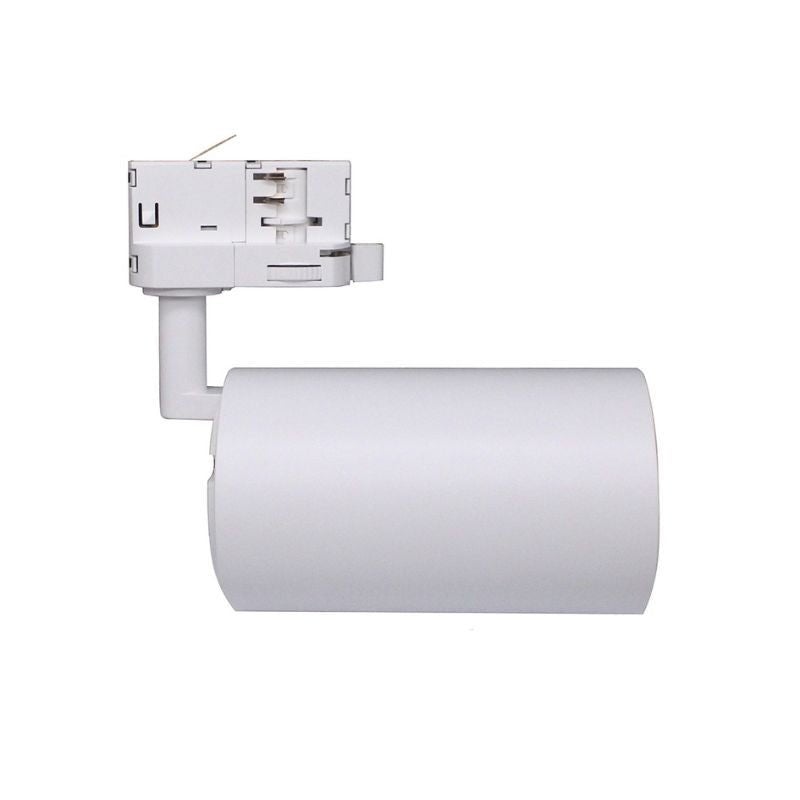 Spot LED sur Rail Triphasé CCT 30W 60° Blanc - 3000K/4000K/6500K ...