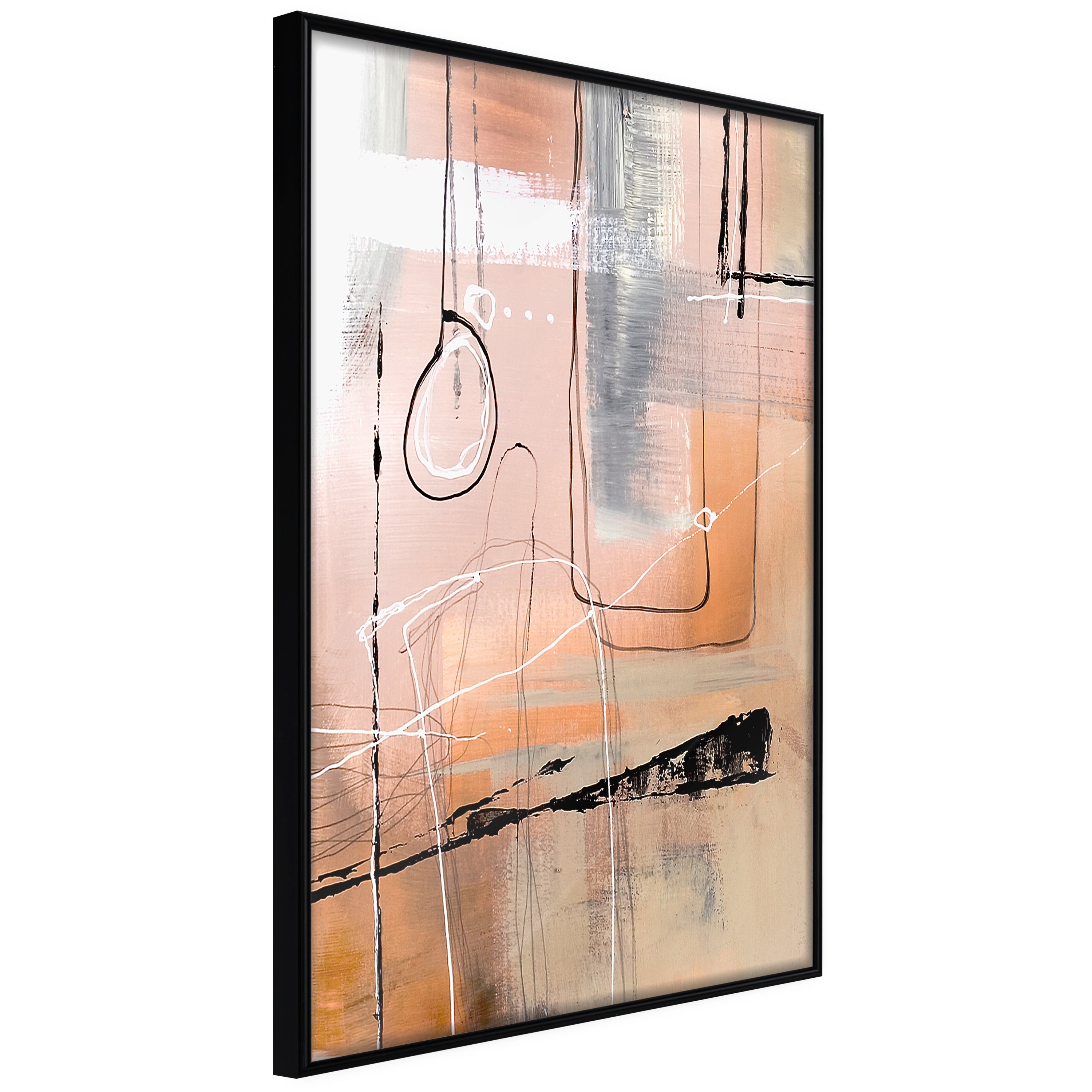 Poster et affiche - Pastel Abstraction - 30x45 | Leroy Merlin