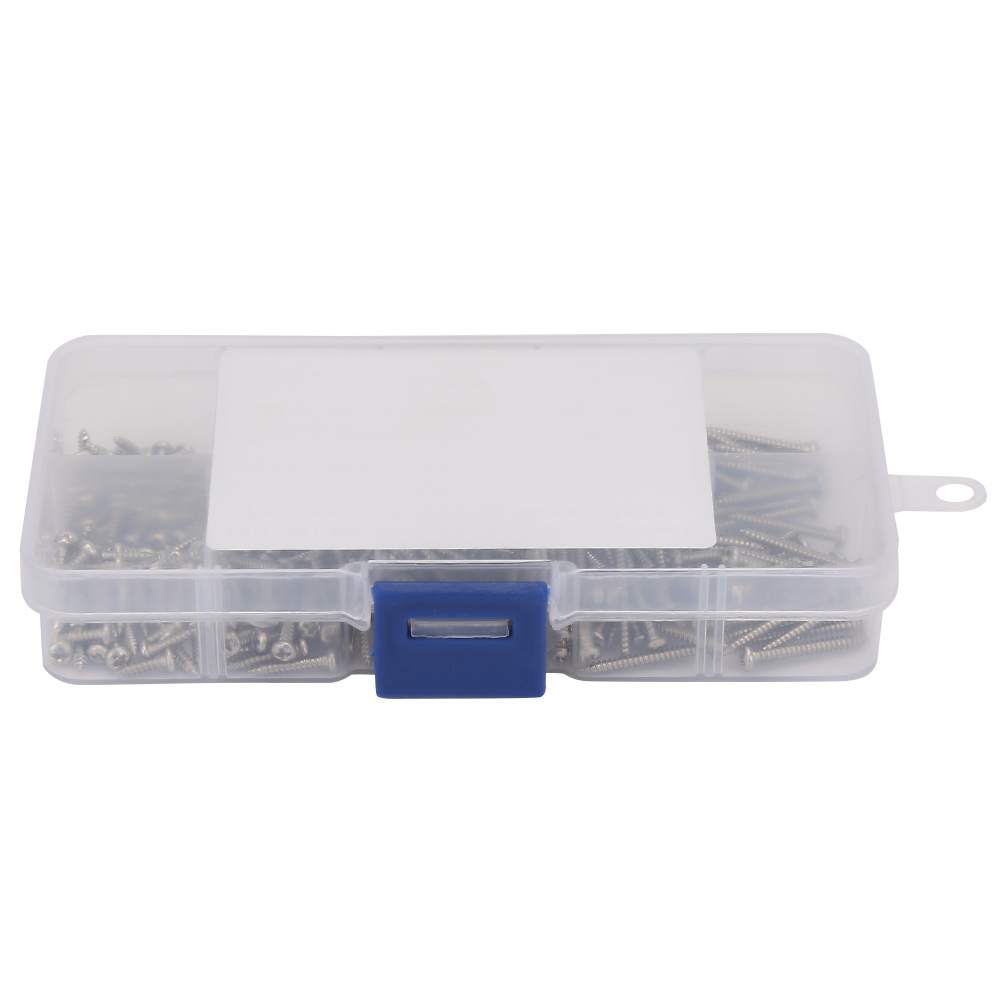 Kit d'assortiment de 400 vis autotaraudeuses en acier inoxydable m2.2 | Leroy Merlin