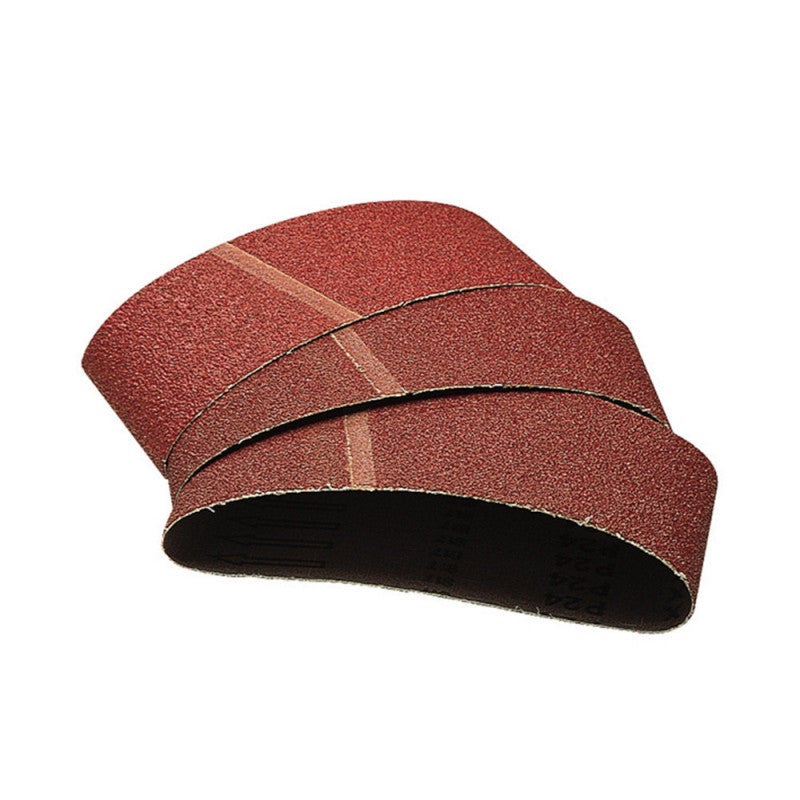 Jeu de 5 bandes abrasives WOLFCRAFT 8417000 75 x 533 mm Grains 40 80 ...