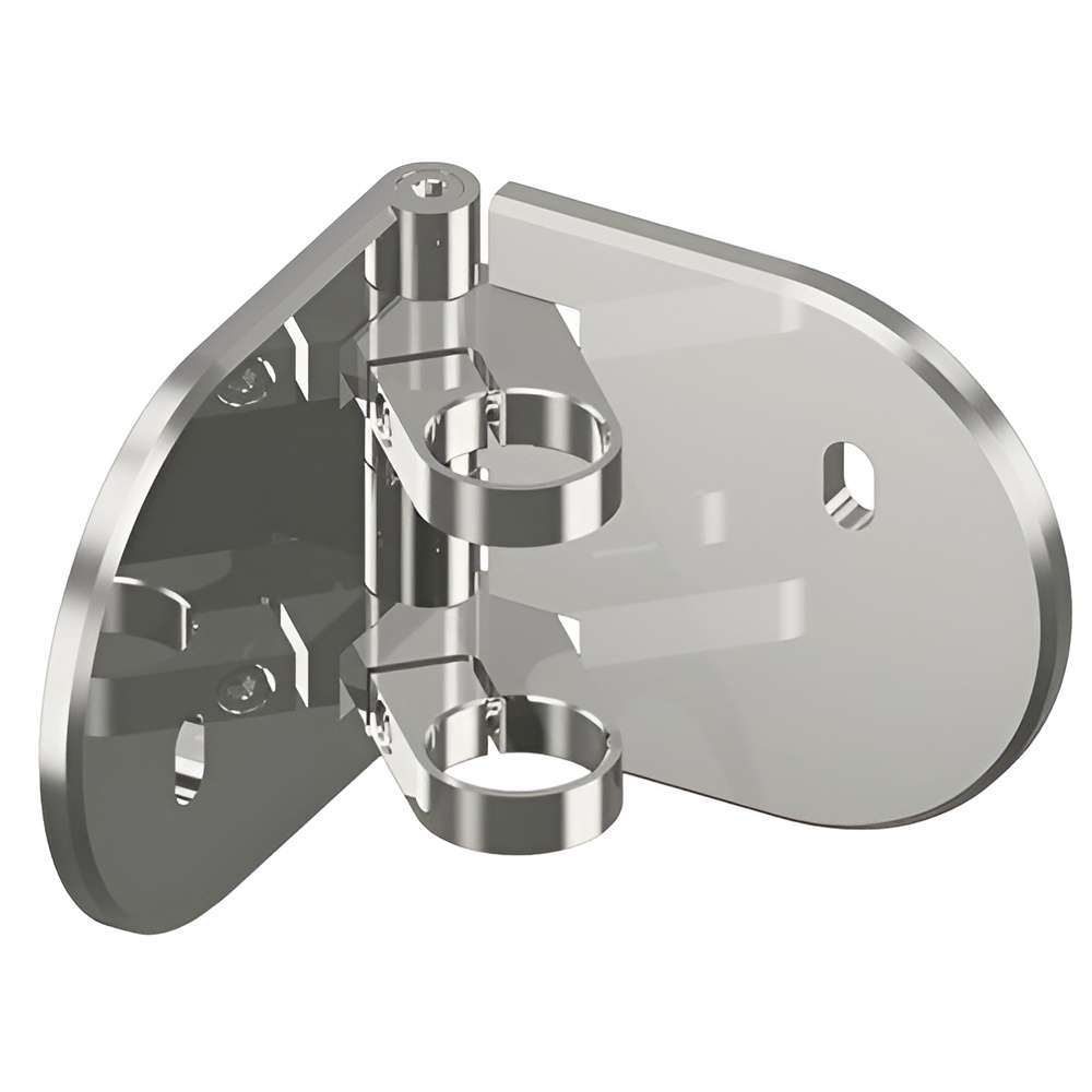 Platine de fixation d'angle 90° à l'anglaise Modèle 55 - 168/168/45 ...