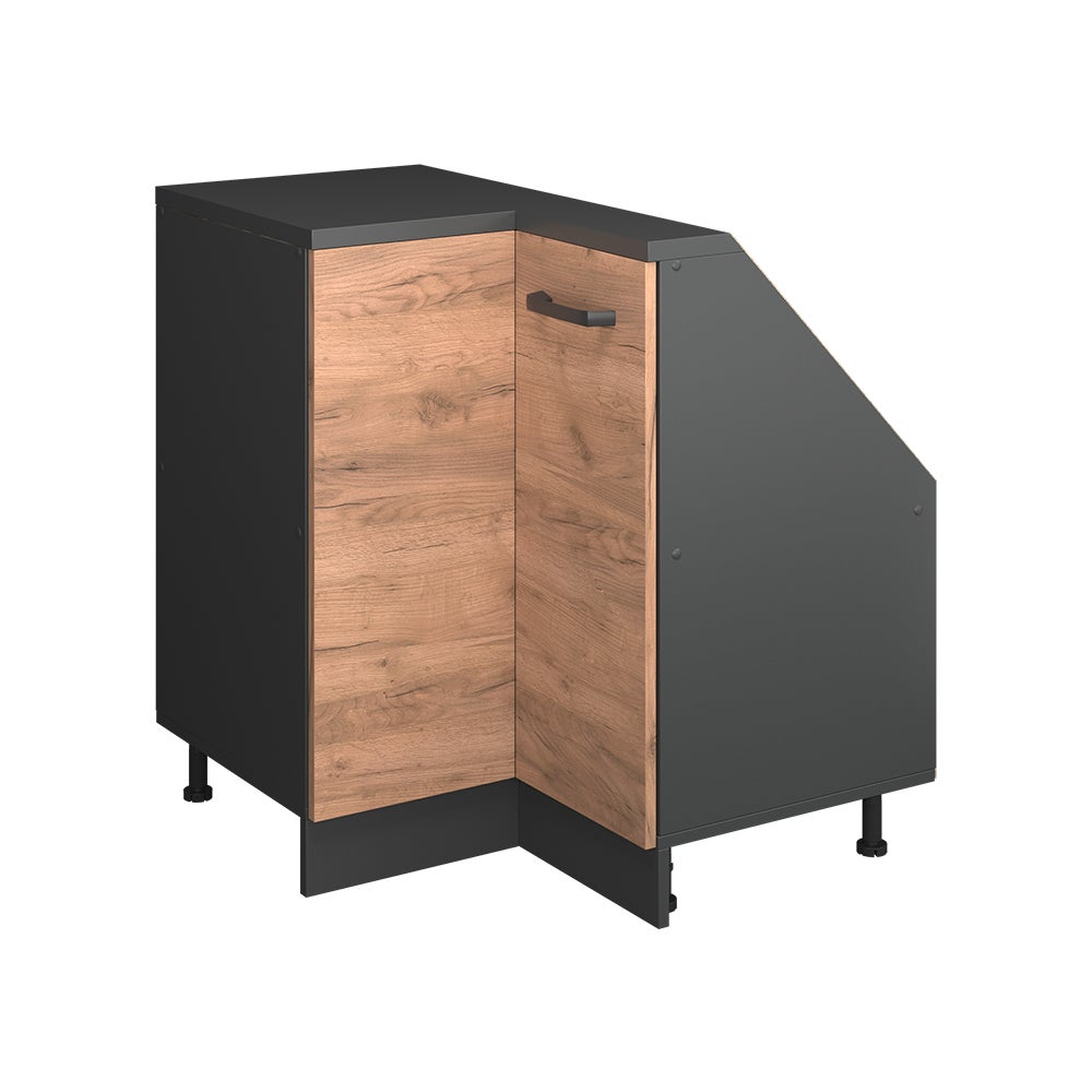 Vicco Meuble de cuisine dangle pour combles R-Line, Chêne de force doré ...