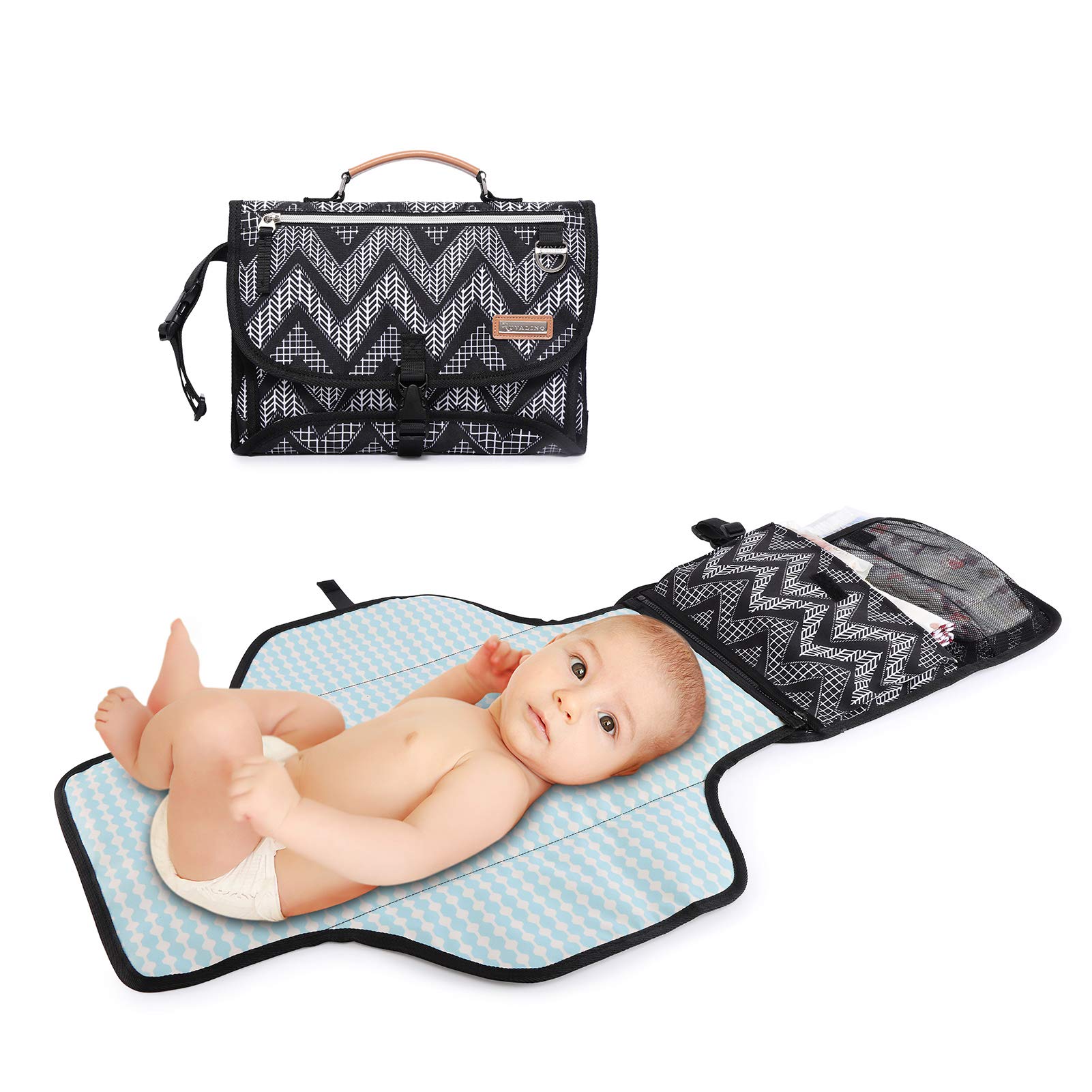 RUVALINO Fasciatoio portatile extra-large impermeabile Nero | Leroy Merlin