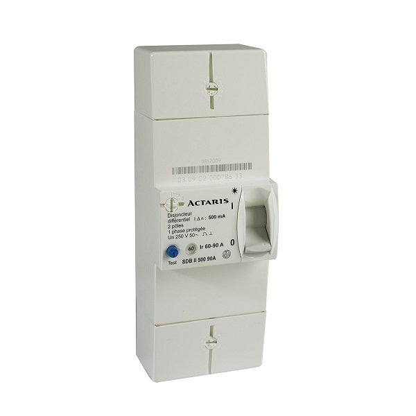 Itron 400018 Disjoncteur de branchement EDF 2P 90A - Diff 500mA ...