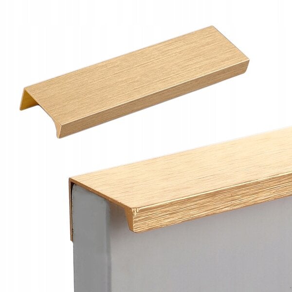 Aflos pomo de muebles de aluminio, dorado, 8 cm, espacios de 64 mm ...